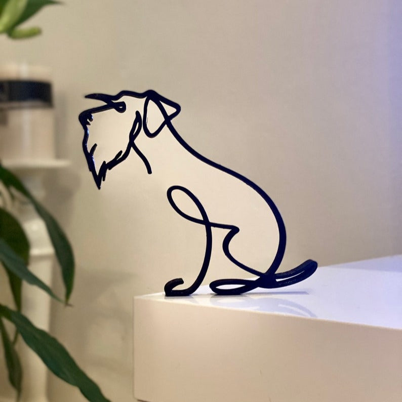 Metal Schnauzer Sculpture – Ploocy