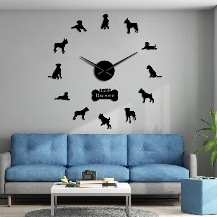 Boxer Dog Wall Clock – Ploocy