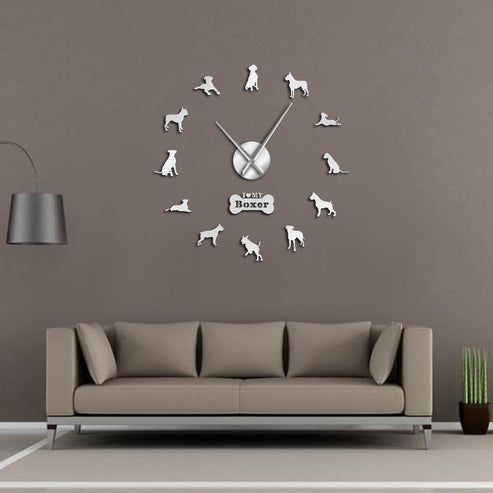 Boxer Dog Wall Clock – Ploocy