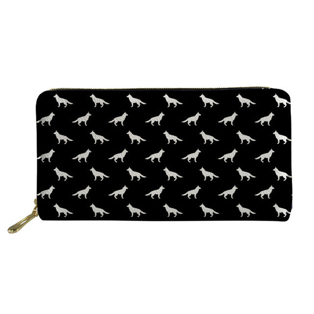 Black & White German Shepherd Wallet – Ploocy